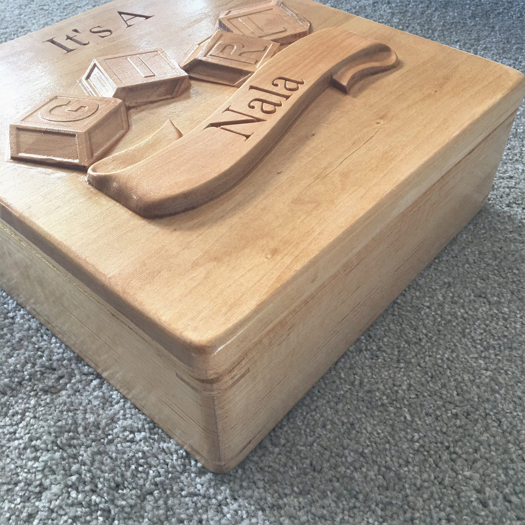 Keepsake Personalized Solid Wood Memory Boxes – Wood Evolutions